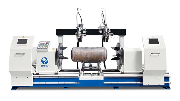 China Air Compressed Tank End Cap Automatic Welding Machine ...