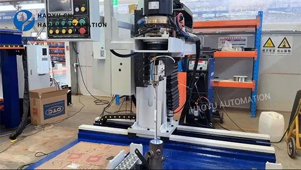 China Vertical internal automatic hot wire TIG overlay welding machine ...