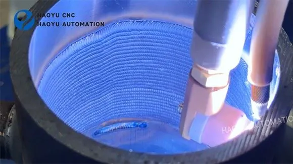 China Vertical internal automatic hot wire TIG overlay welding machine ...