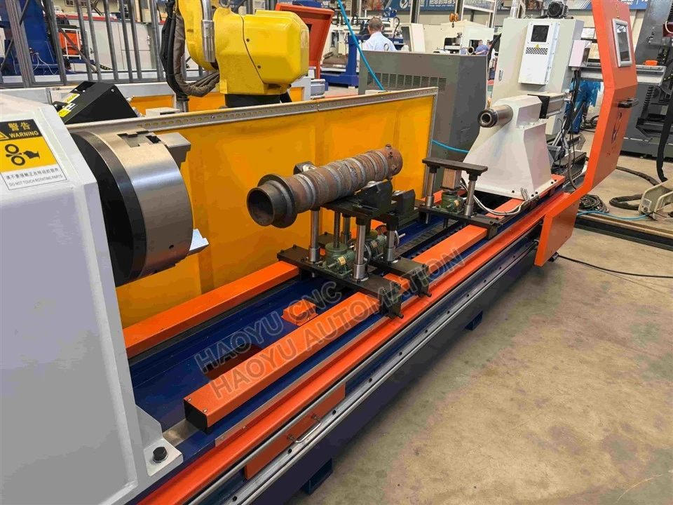 China Dual-Station Robotic Welding Hydraulic Cylinder For Automated ...